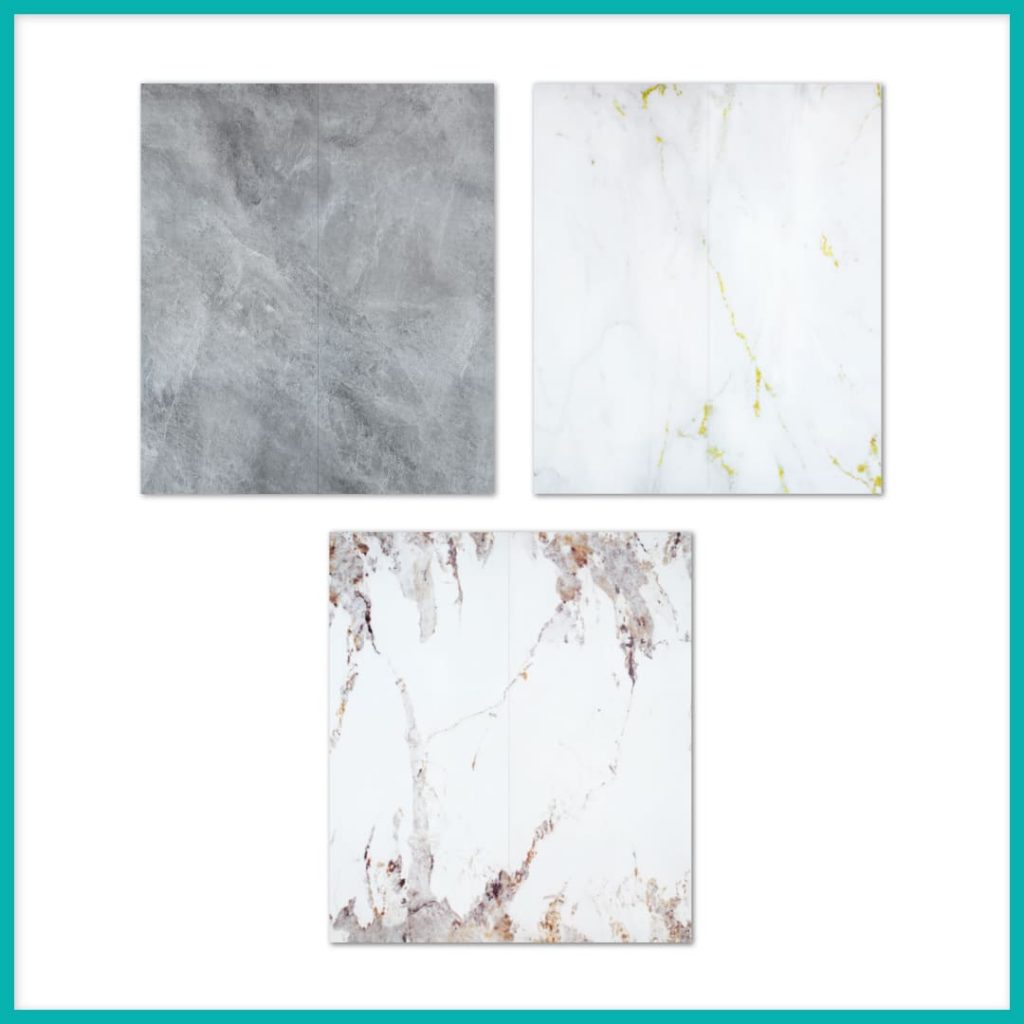 Revestimientos Deco Hogar Placas PVC símil mármol (Placas A y B)